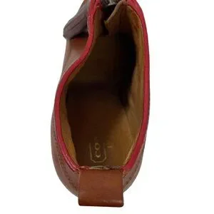 Coach | Shoes | Coach Cary Brown Leather Front Zip Round Toe Tasseled ...